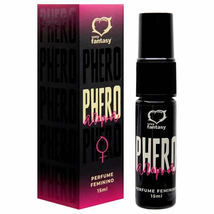 Perfume Phero Feromônio Feminino Para Atrair Homens 15ML Sexy Fantasy ...
