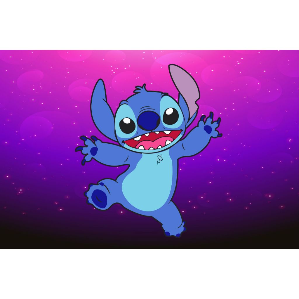 Painel de Festa em Lona Stitch | Shopee Brasil