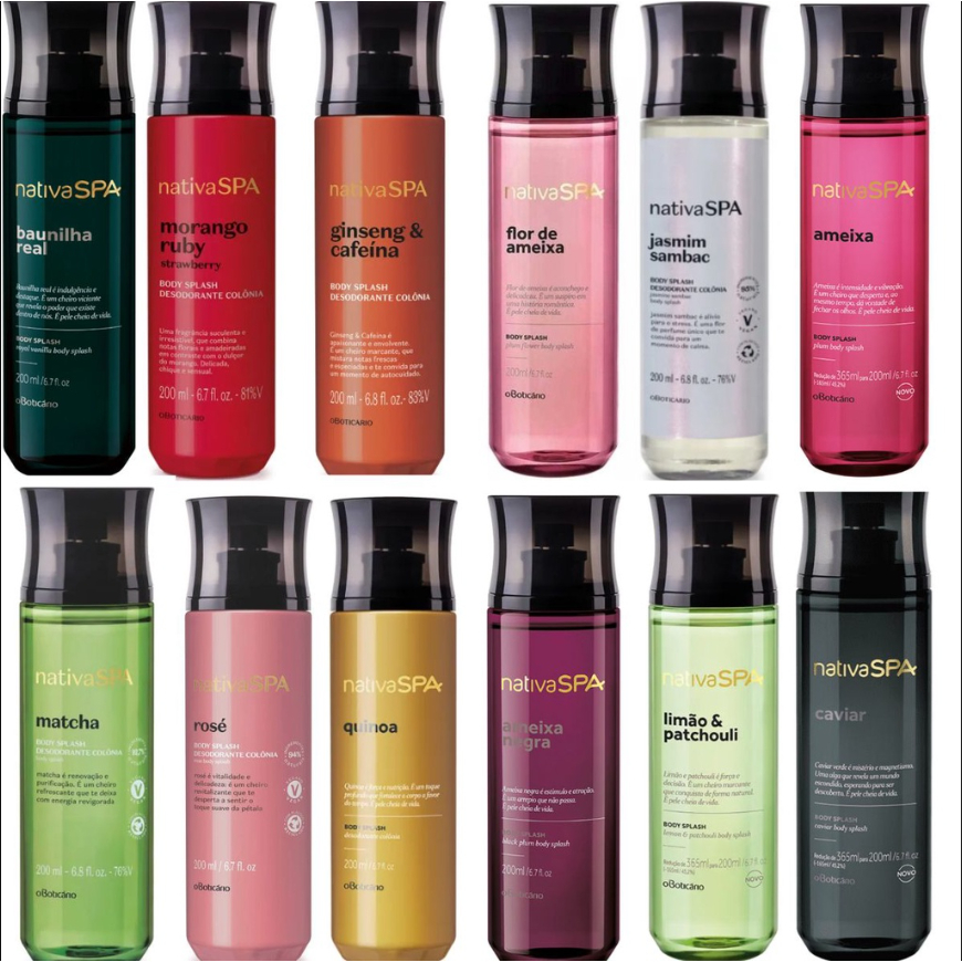 Body Splash Nativa SPA O Boticário 200ml | Shopee Brasil