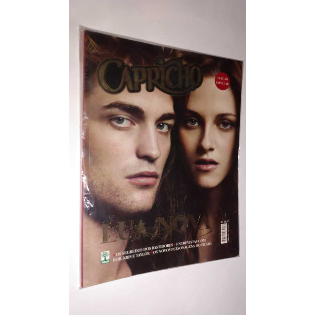 Revista Capricho edição especial Saga Crepúsculo capa Robert Pattinson ...