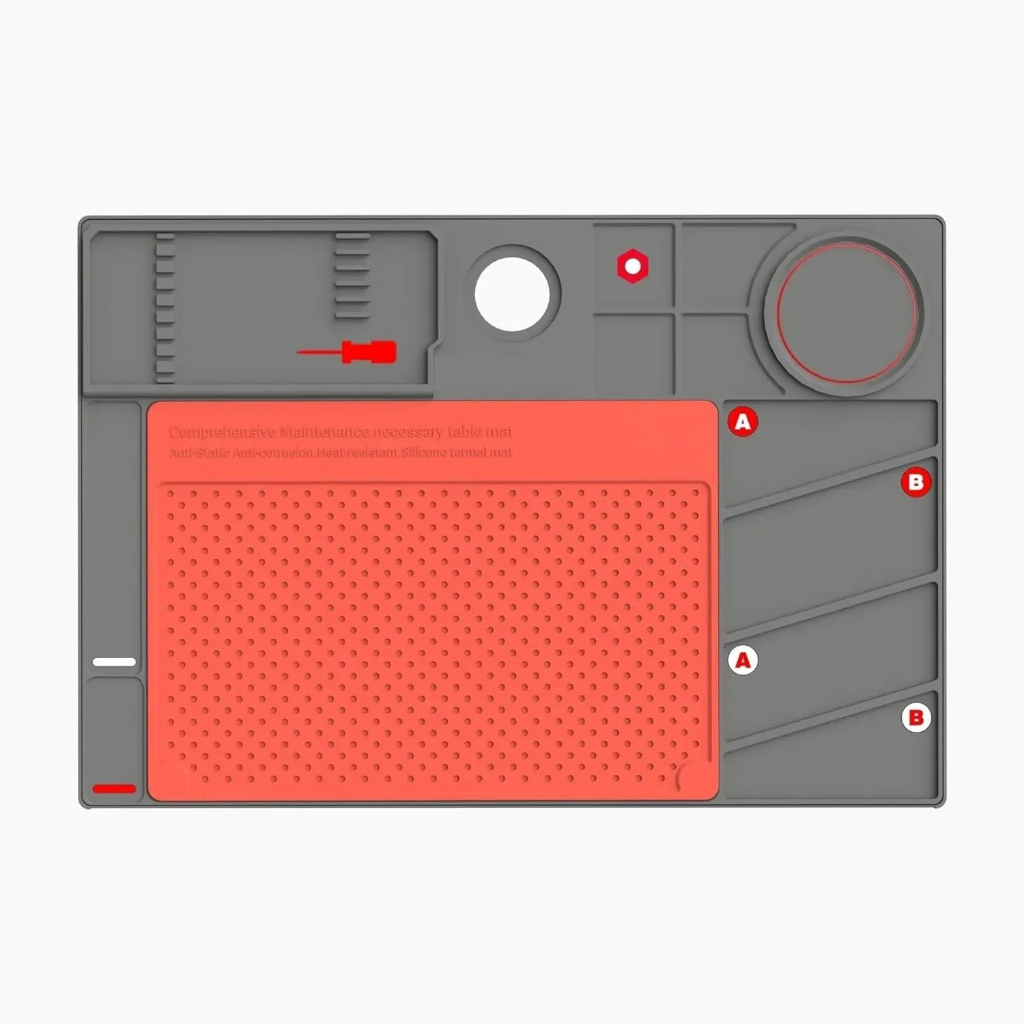 RF4 RF-P02 Manta de isolamento térmico de alta temperatura (175MM X 251MM) com Manta de silicone ...