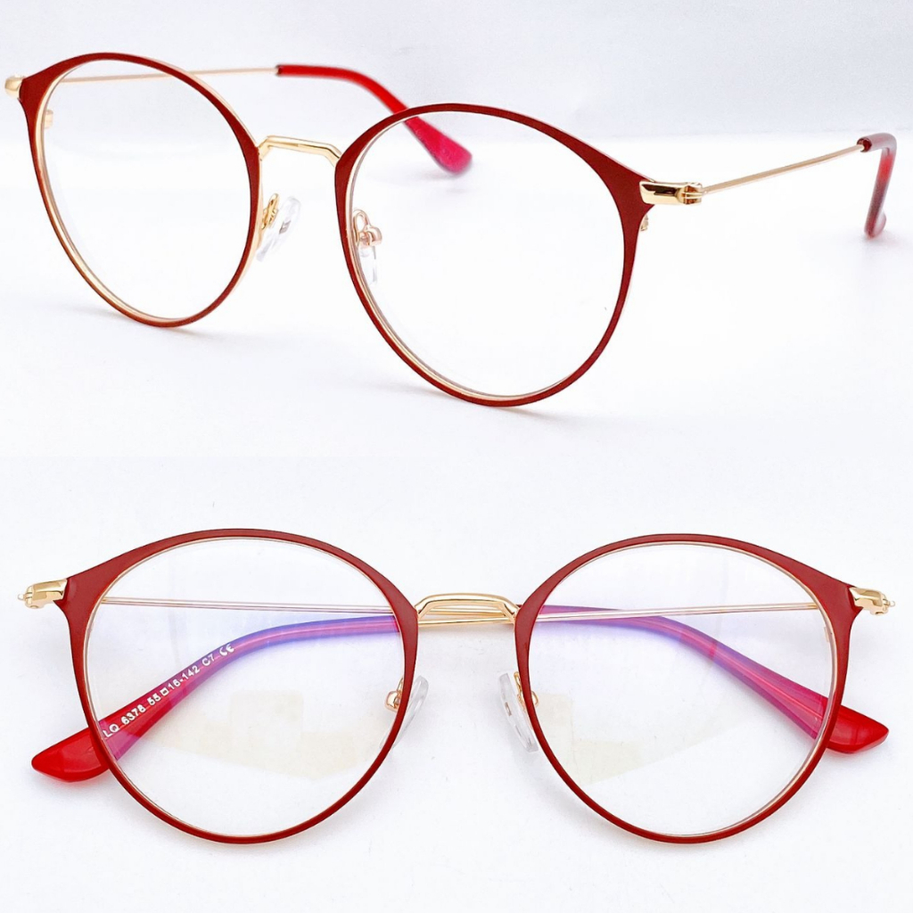 ÓCULOS ARMAÇÃO FEMININO CIRCULAR METAL PAQUENO LEVINHO | Shopee Brasil