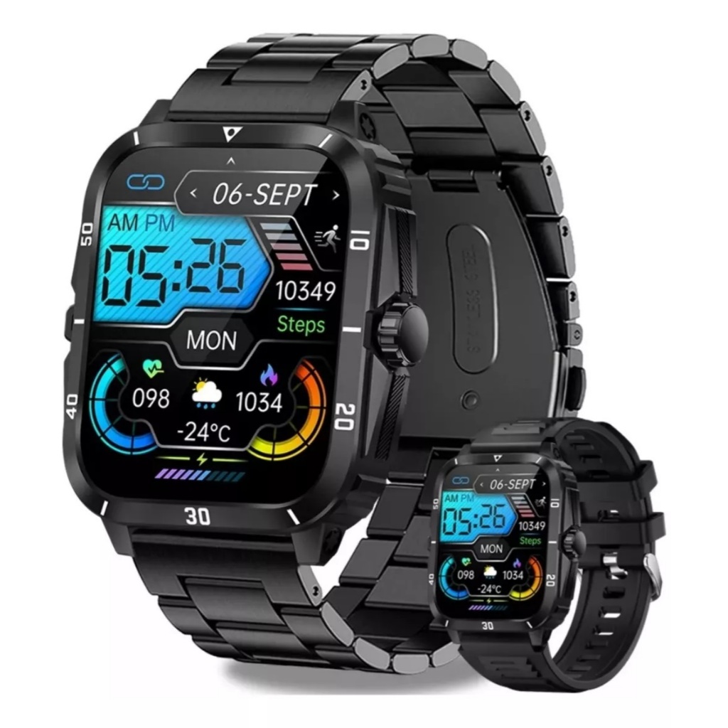 Relogio Smartwatch Relogio Inteligente Tatico Militar Impermeavel ...