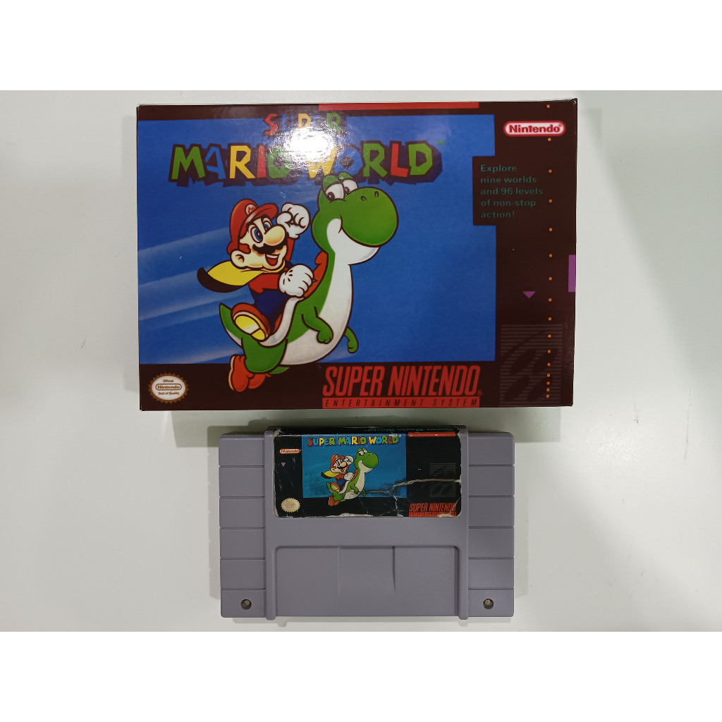 Super Mario World Snes Original - Super Nintendo | Shopee Brasil