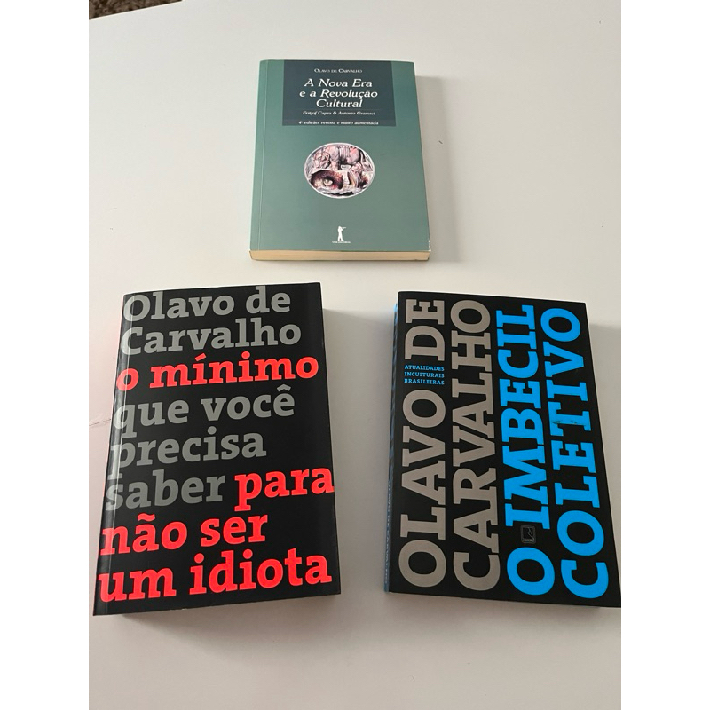 Kit Livros Olavo de Carvalho | Shopee Brasil