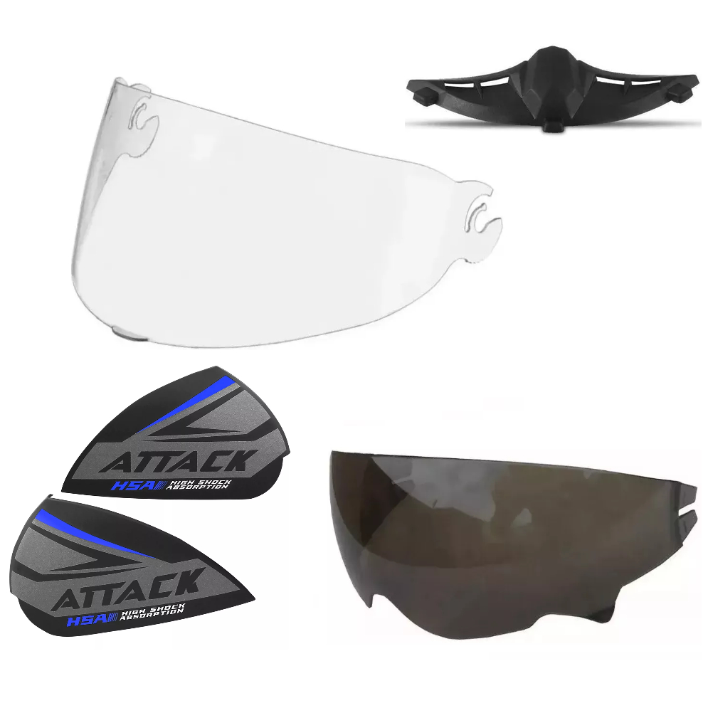 PEÇA ORIGINAL REPOSIÇÃO PARA CAPACETE PRO TORK ATTACK HSA | Shopee Brasil