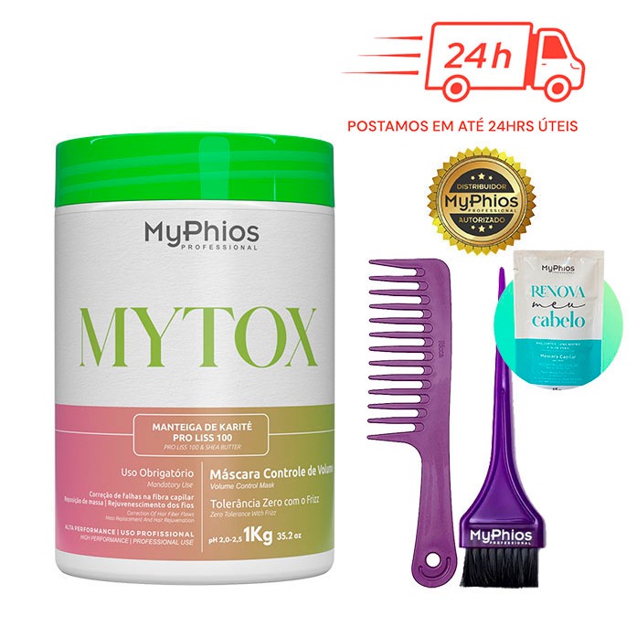 Myphios Mytox Redutor De Volume Orgânico Proliss 1 Kg | Shopee Brasil