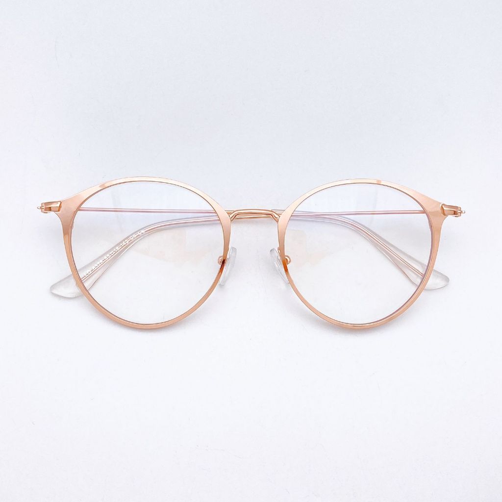 ÓCULOS ARMAÇÃO FEMININO CIRCULAR METAL PAQUENO LEVINHO | Shopee Brasil