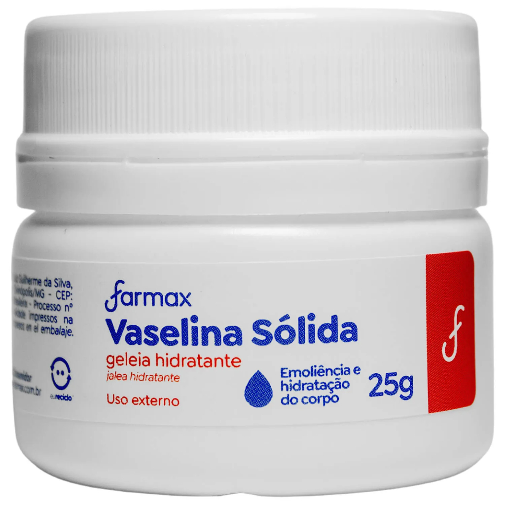 Vaselina Farmax 25g (geleia) | Shopee Brasil