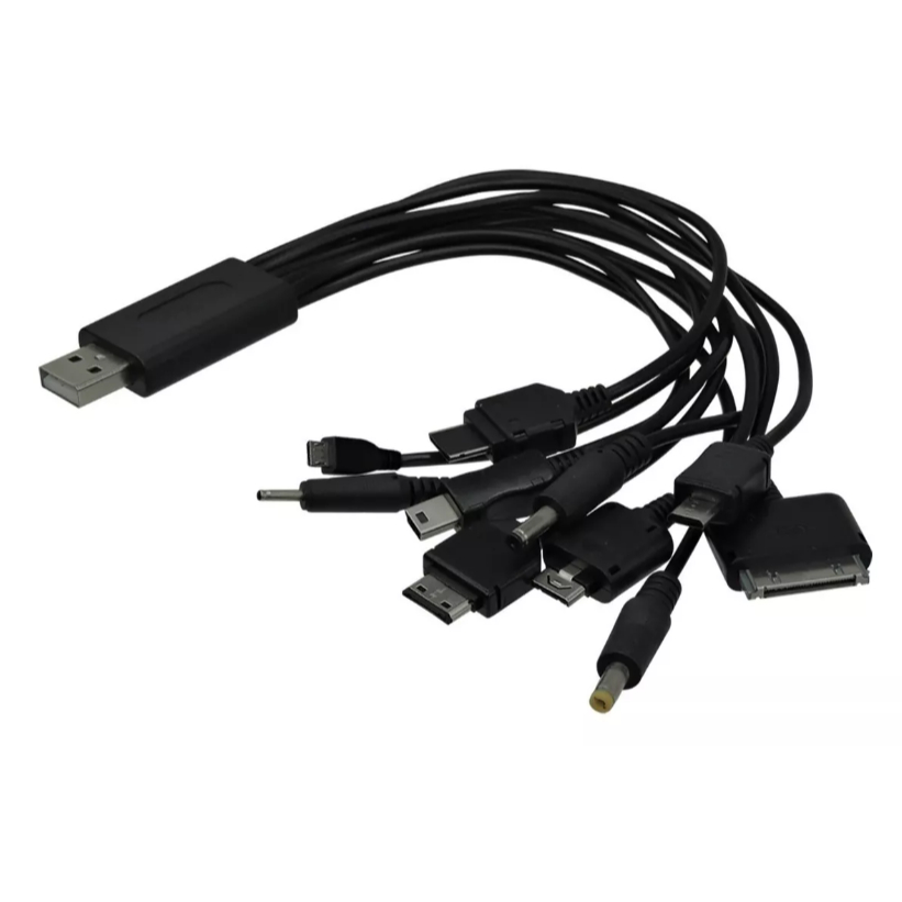 Cabo USB Multi Carregador Universal 10 Em 1 | Shopee Brasil