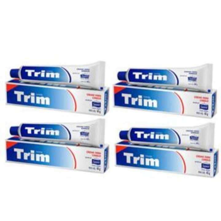 Kit Trim Creme para Cabelo 65g (4 unidades) | Shopee Brasil