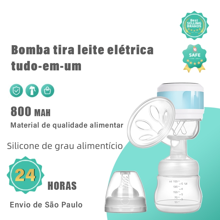 Bomba de tirar leite elétrica integrada bomba extratora de leite materno alta potência para ...