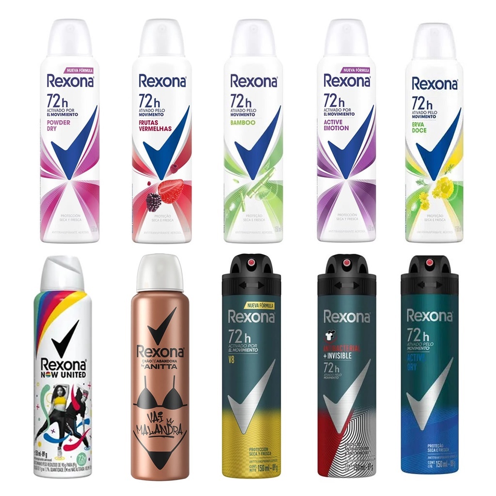 Desodorante Aerosol Rexona | Shopee Brasil