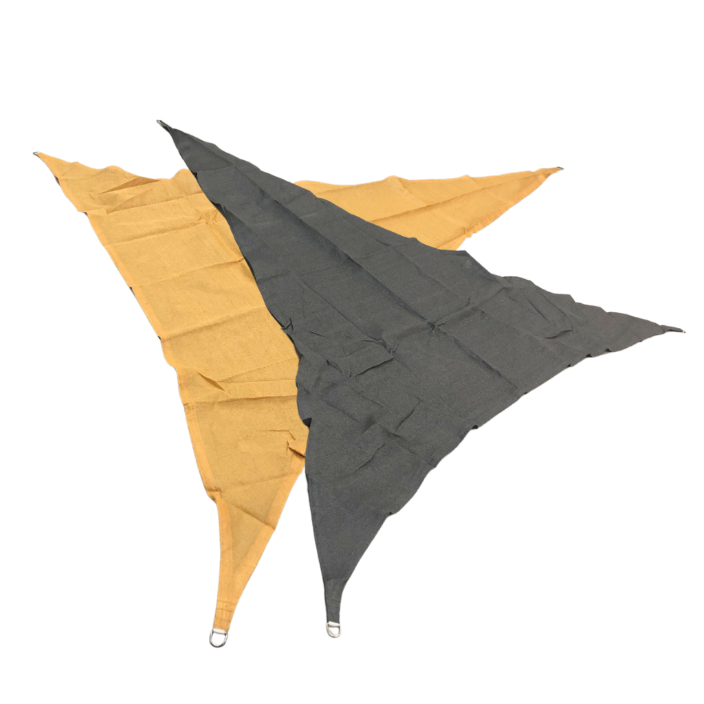 Tela Toldo Triangulo 3x3x3 Cinza Shade Net Kit Instalação | Shopee Brasil