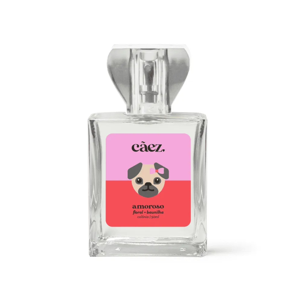 Perfume Para Cachorro Cãez Pet 50ml Colônia Amoroso Floral + Baunilha ...