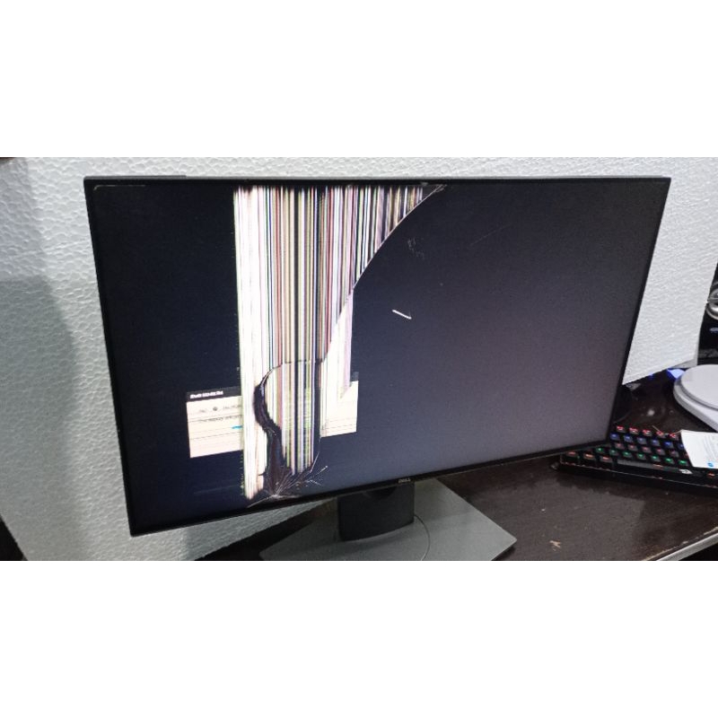 MONITOR DE TELA PLANA MODELO DELL U2417H. COM AVARIAS. | Shopee Brasil