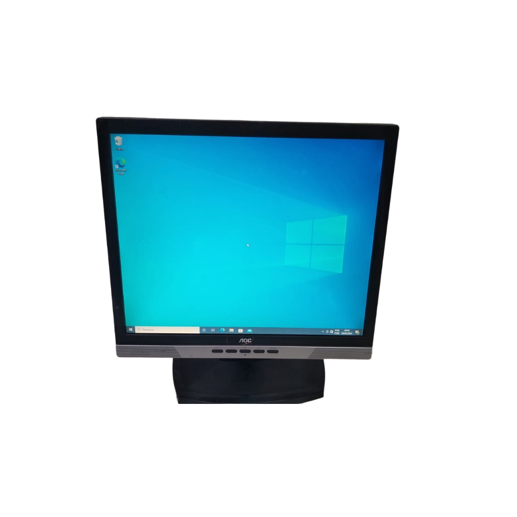 Monitor Aoc 17' Modelo 712sa Quadrado Alto Falante E Risco | Shopee Brasil
