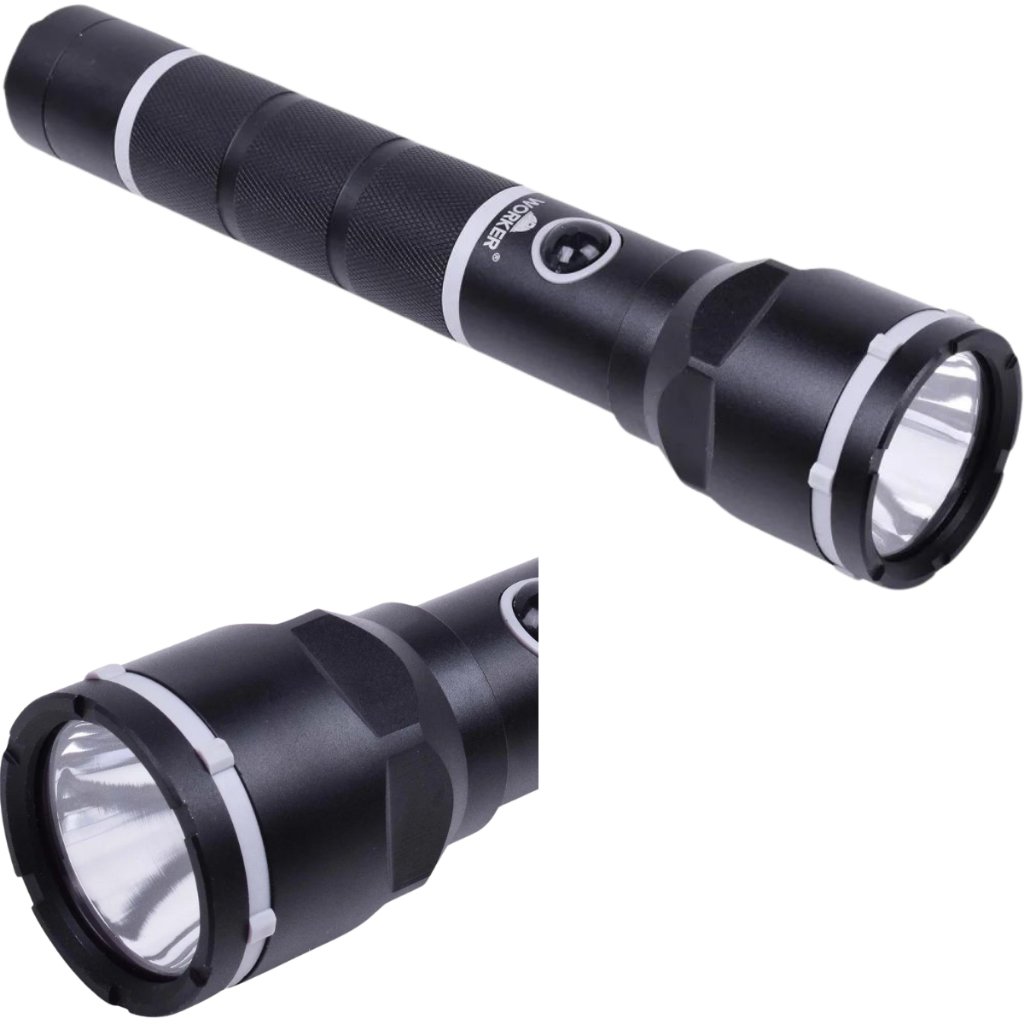 Lanterna Cree Led Profissional Multiuso 2 Pilhas D 200lumens | Shopee ...