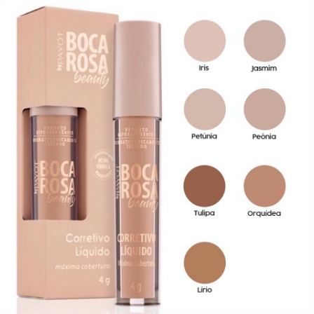 Boca Rosa Corretivo Líquido Máxima Cobertura By Payot | Shopee Brasil