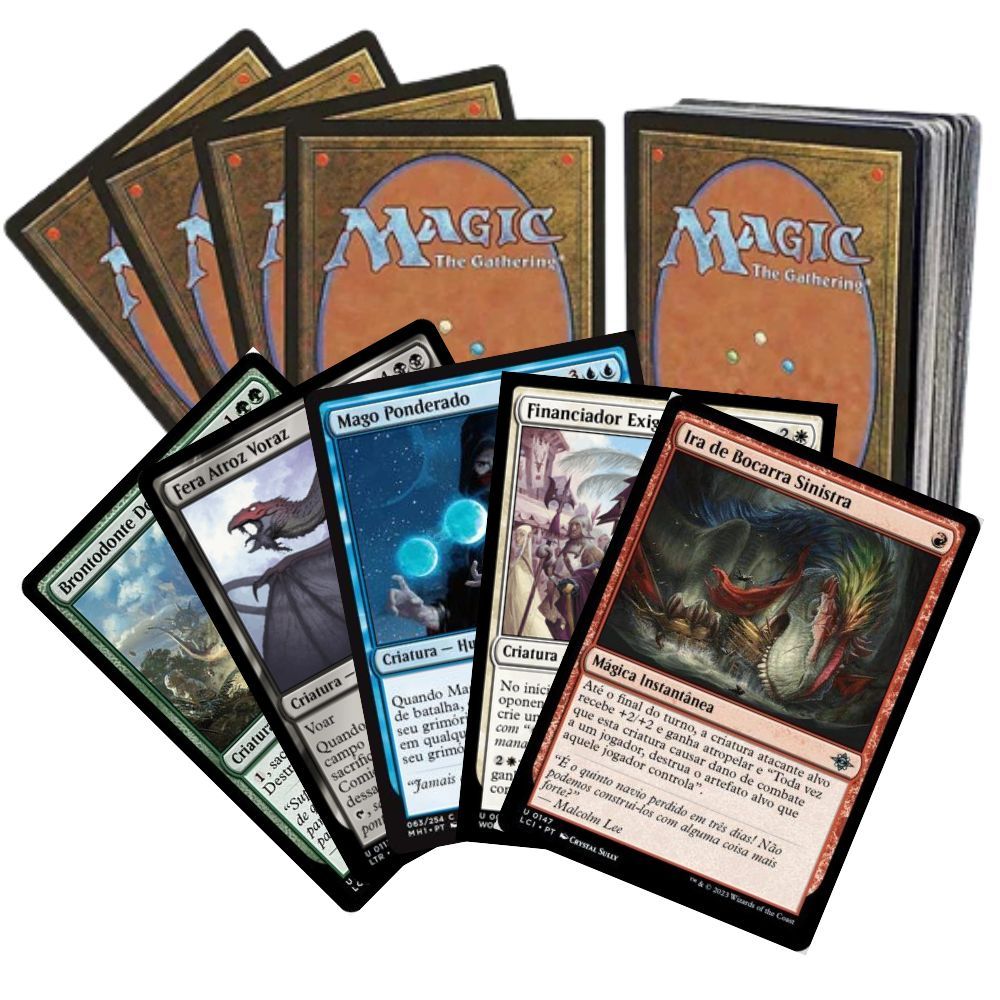 Lote de 500 cartas de MAGIC the Gathering (ORIGINAL) | Shopee Brasil