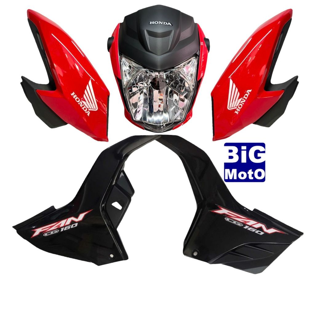 Kit Fan 160 2022/2023/2024 (selecione a cor) - Frente Fan 160 + Par Aba ...