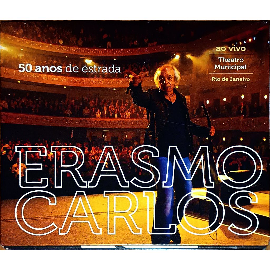 CD Erasmo Carlos 50 Anos de Estrada (Duplo) | Shopee Brasil