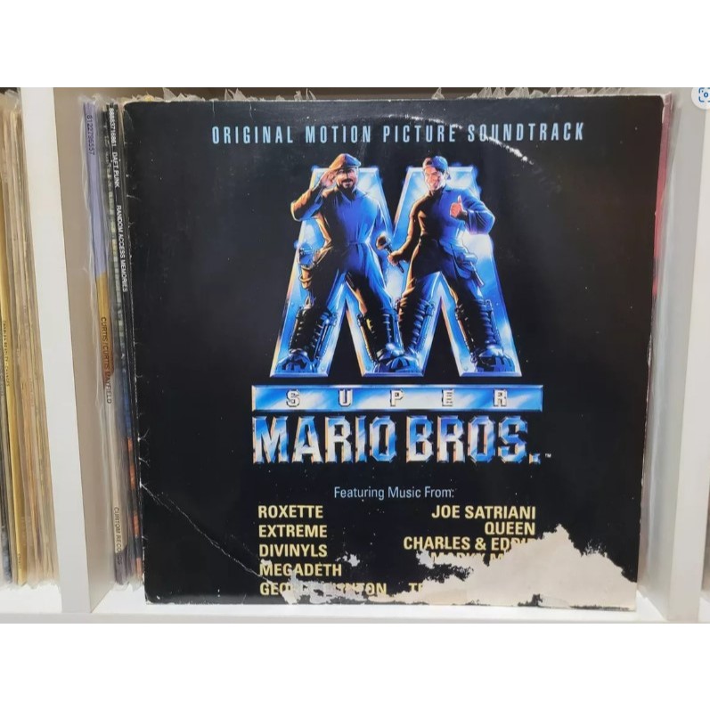 Super Mario Bros Lp Vinil Megadeth Queen Satriani | Shopee Brasil