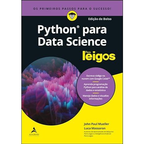 Livro Python Para Data Science Para Leigos: os Primeiros Passos Para o Sucesso | Shopee Brasil