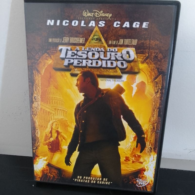 Dvd A Lenda Do Tesouro Perdido-Disney-Dublado-EXCELENTE | Shopee Brasil