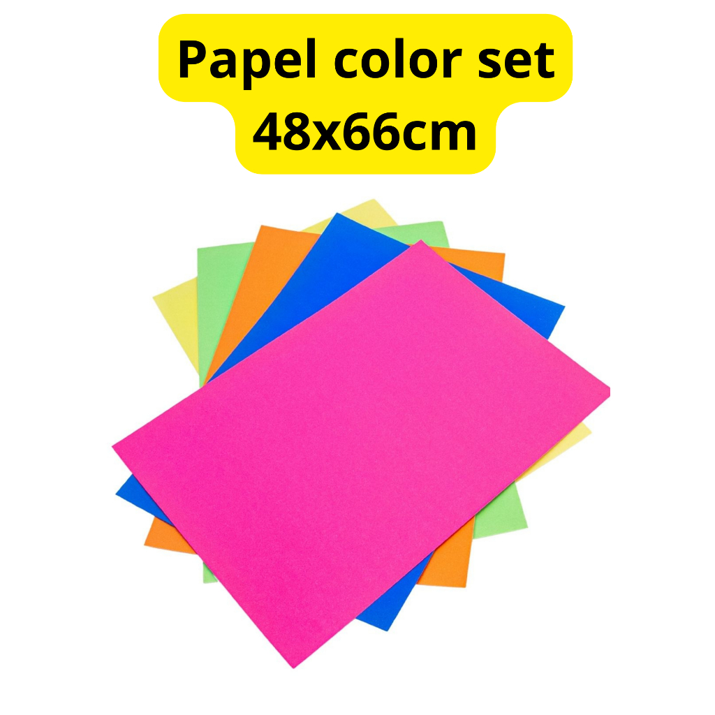 PAPEL COLOR SET GRANDE 46 X 66CM ESCOLHA NA VARIAÇÃO | Shopee Brasil