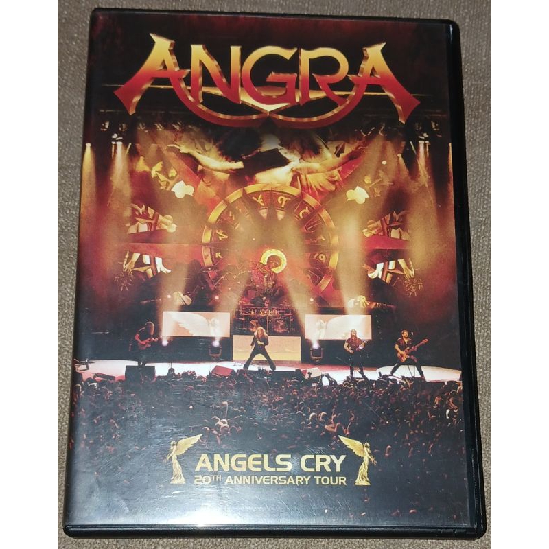 DVD Angra angels cry 20th anniversary tour original 1071 - Corre Que Ta Baratinho