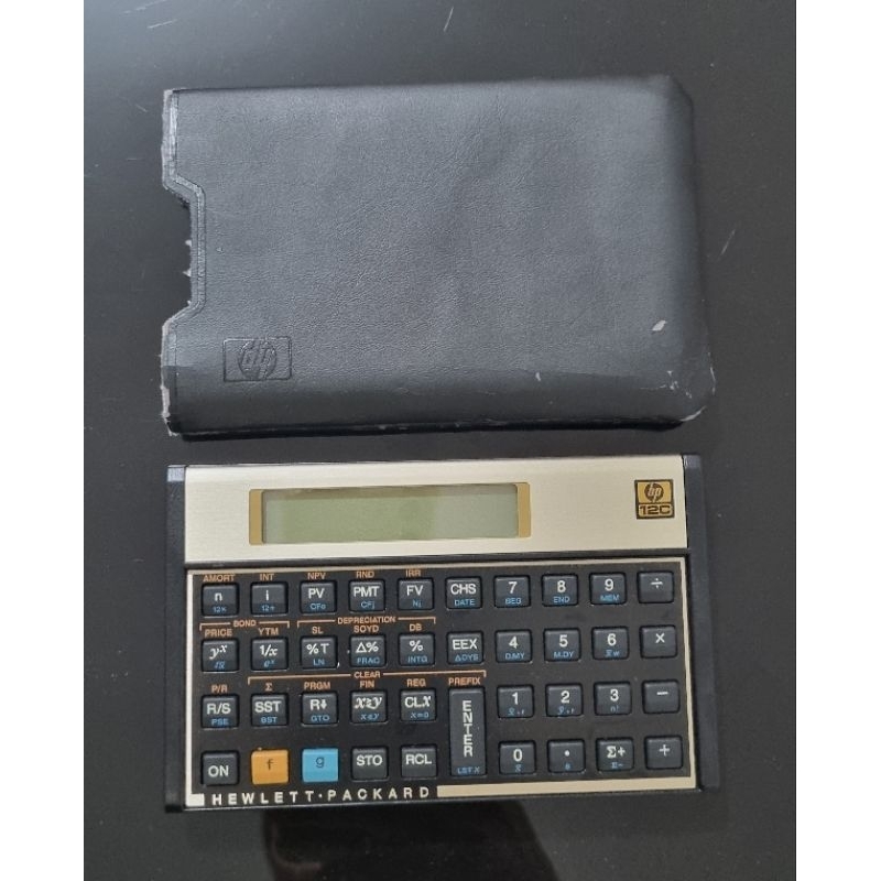 Calculadora Hp 12c + Capa original. | Shopee Brasil