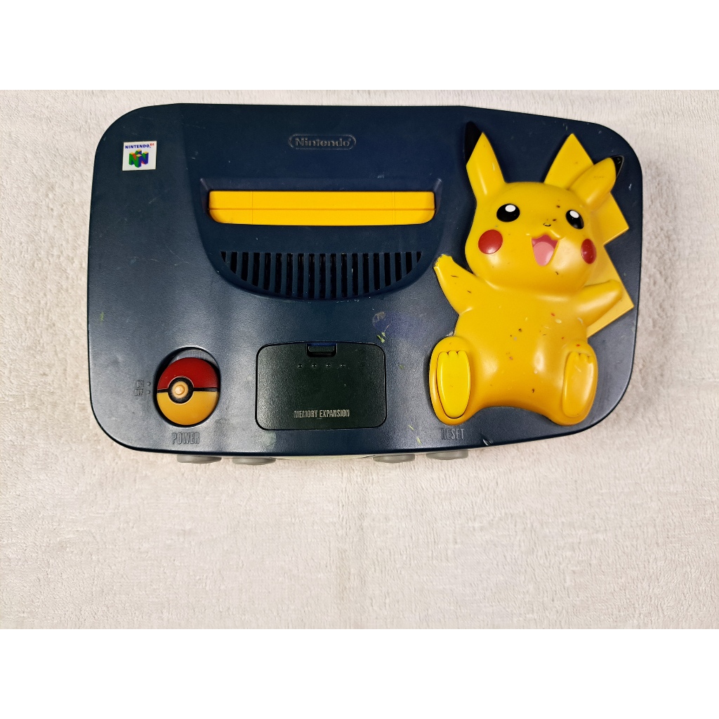 Console Nintendo 64 Pikachu Americano funcionando 100%. Somente o ...