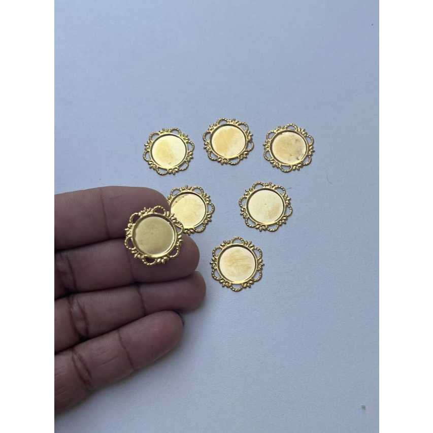 Tag metal redonda 14mm | Shopee Brasil