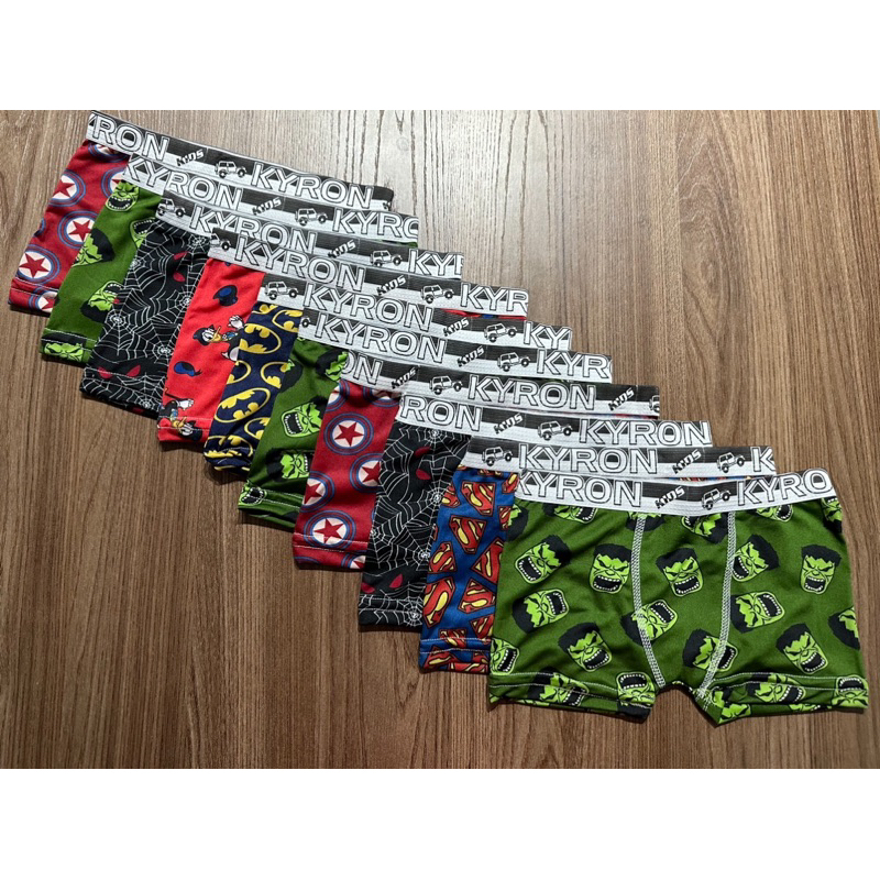 KIT 10 CUECA BOXER INFANTIL MASCULINA CUECA BOX MENINO CUECA INFANTIL ...