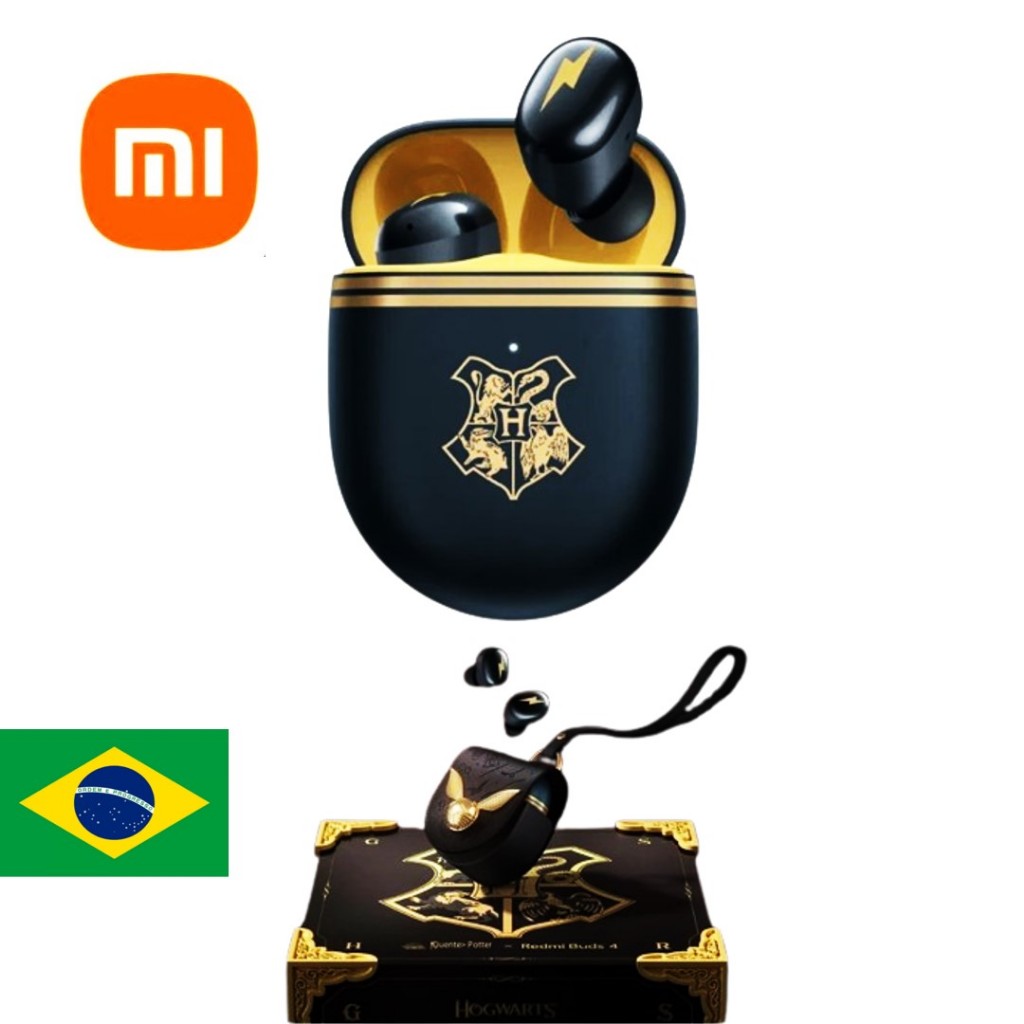 Fone de Ouvido Bluetooh Harry Potter Redmi Buds 4 Xiaomi Sem fio ...