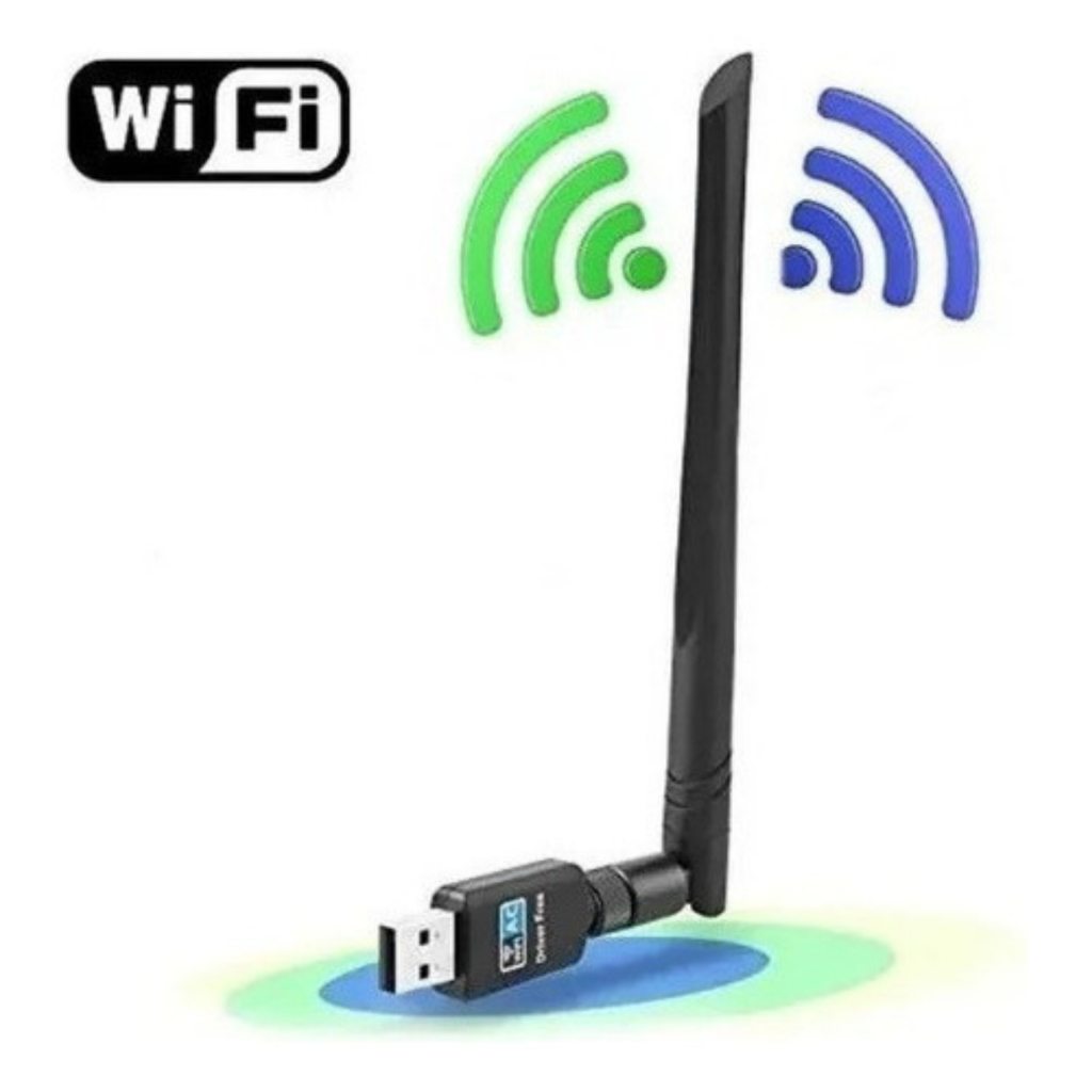 Antena Wifi Adaptador USB Receptor Wireless 1800Mbps - Antena WiFi para Rede Sem Fio Pc E ...