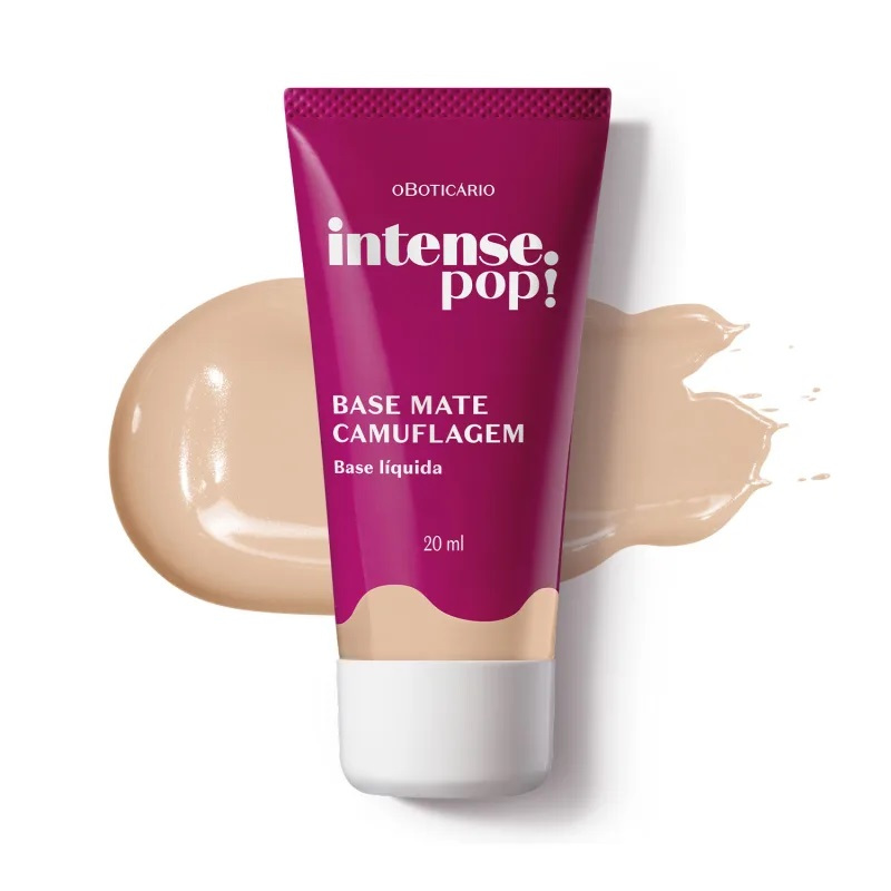 Base Mate Camuflagem Cor 100 Intense Pop! 20ml | Shopee Brasil