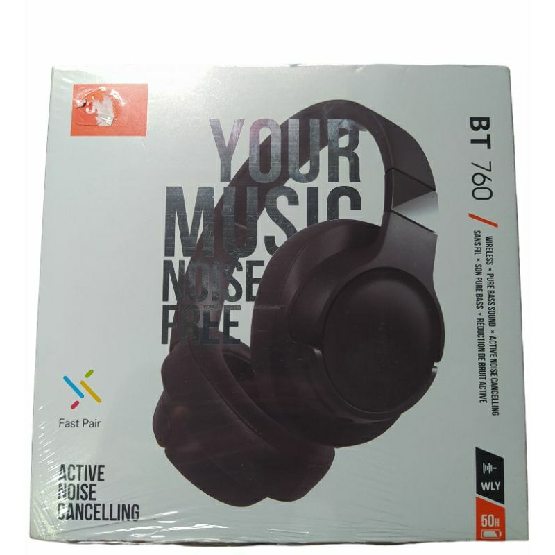 Fone bluetooth sem fio com microfone com cancelamento de ruído BT 510 BT 760 BT 950 envio ...