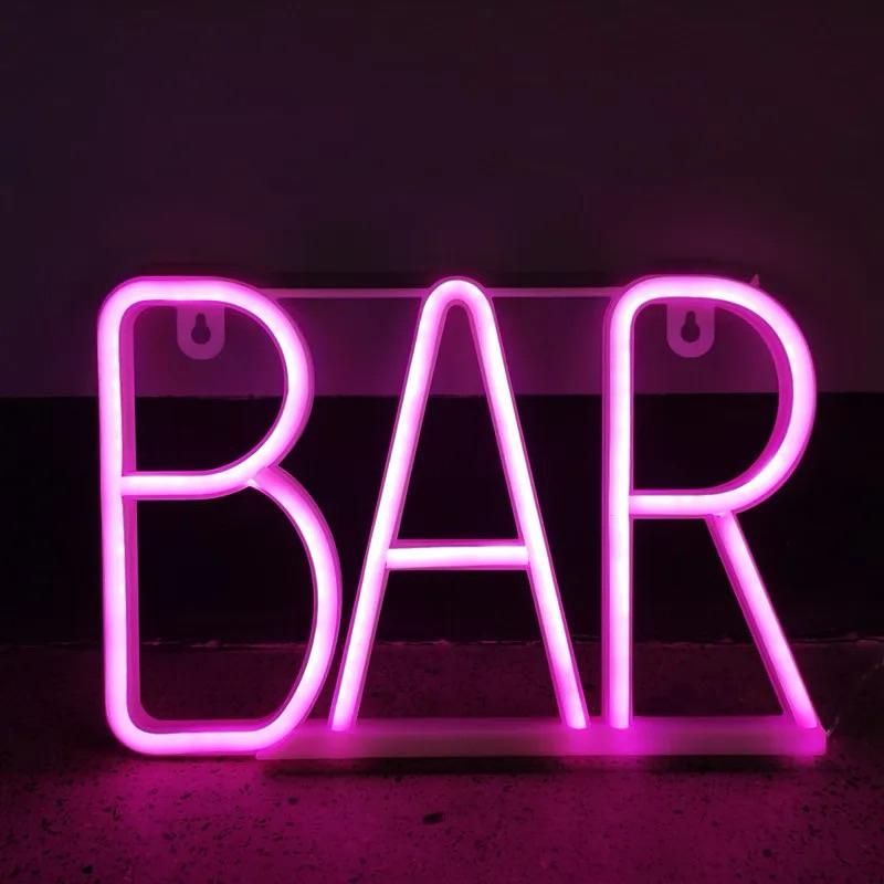placa luminosa neon led e acrílico 22x14cm | Shopee Brasil