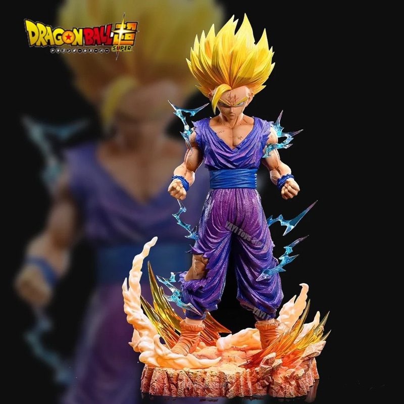 Gohan Super Sayajin 2 Action Figure 25cm Dragon Ball Z Bandai | Shopee ...