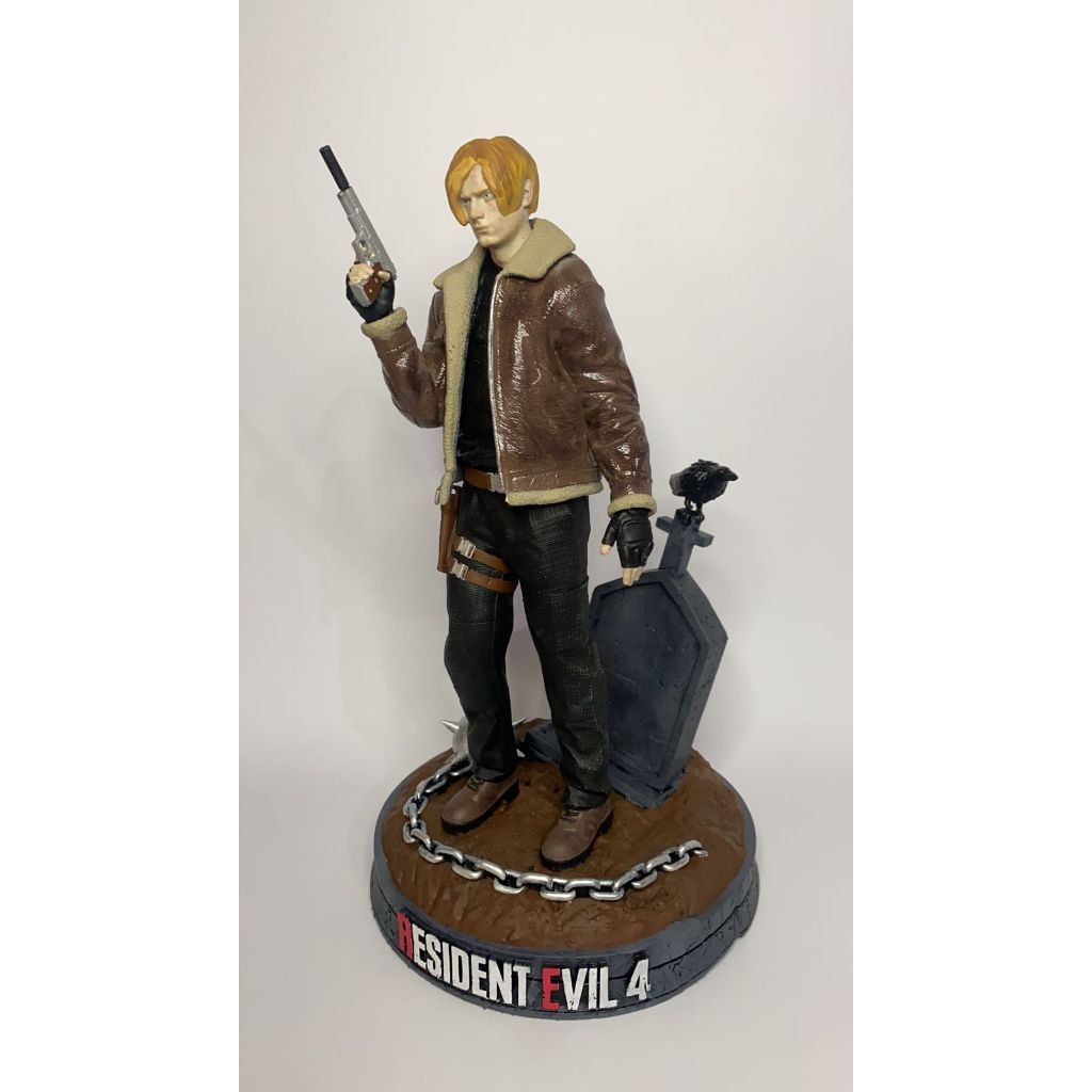 Leon Re4 - Resident Evil - Colecionável - Action Figure | Shopee Brasil