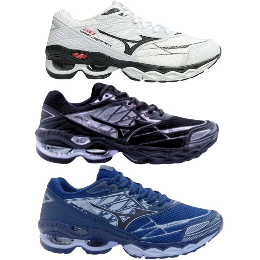 Kit Tenis Masculino 03 Pares Esportivo Barato Academia Mizun Promoção ...