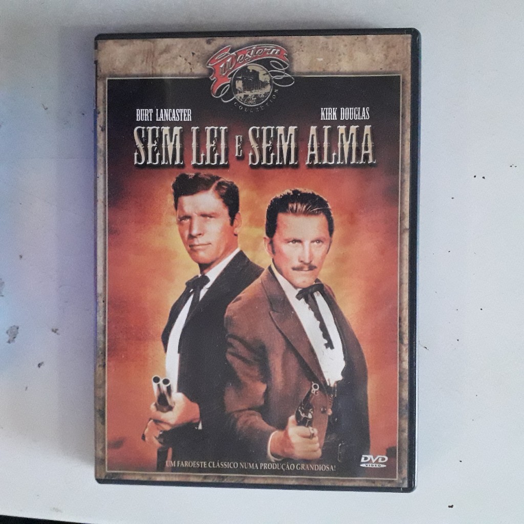 DVD Sem Lei E Sem Alma - Burt Lancaster - Kirk Douglas | Shopee Brasil
