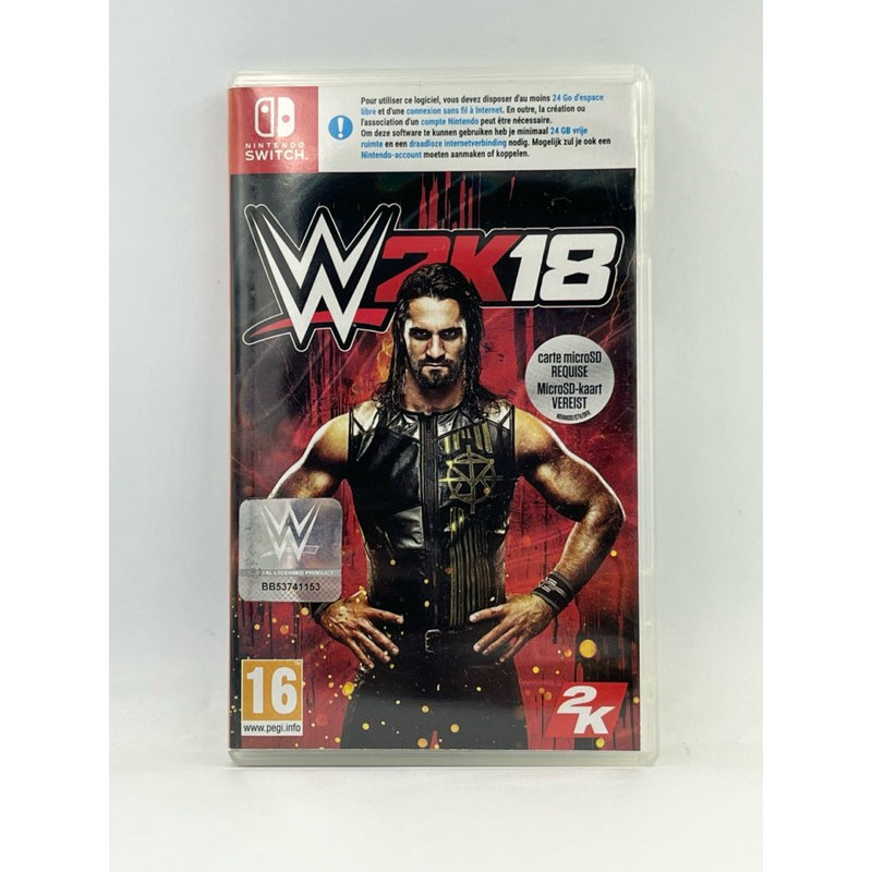 WWE 2K18 NINTENDO SWITCH (SEMINOVO) MÍDIA FÍSICA | Shopee Brasil