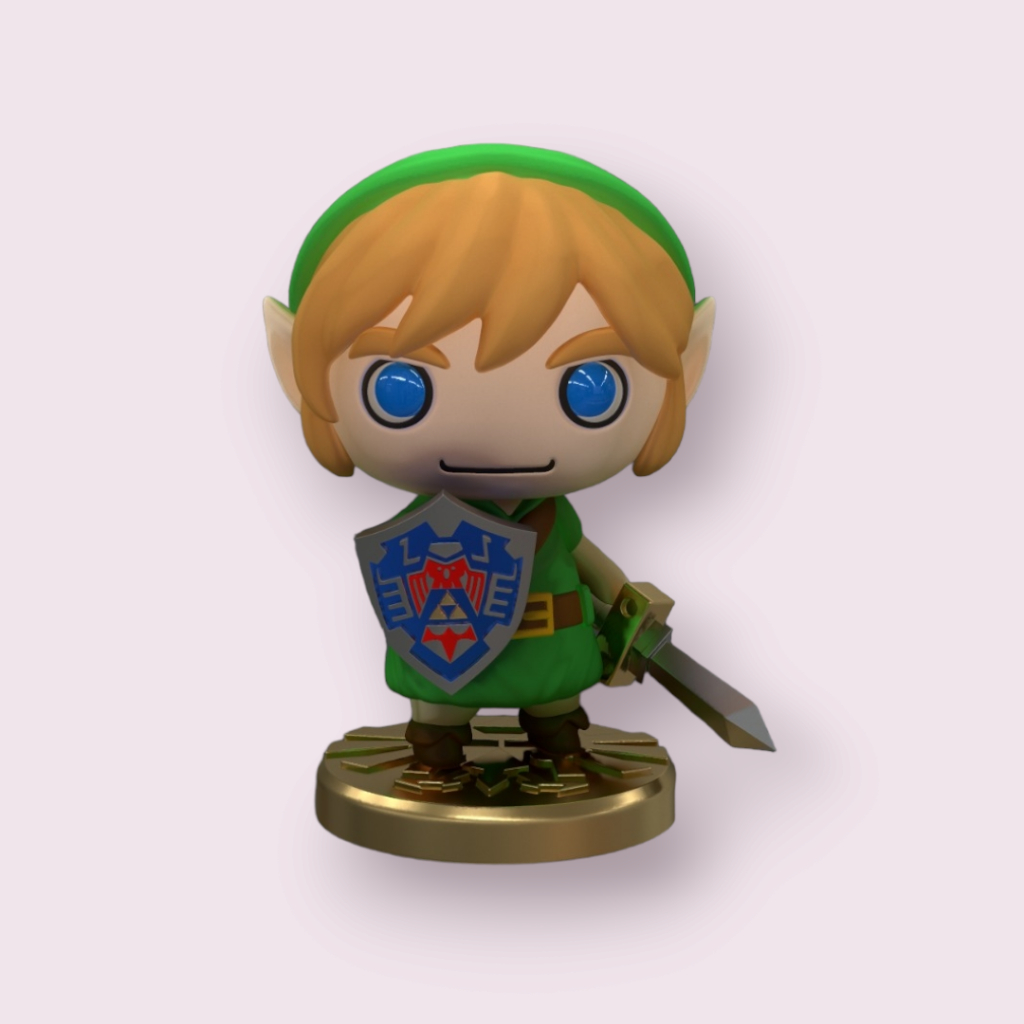 Miniatura Link The Legend of Zelda 8cm - Impressão 3d | Shopee Brasil