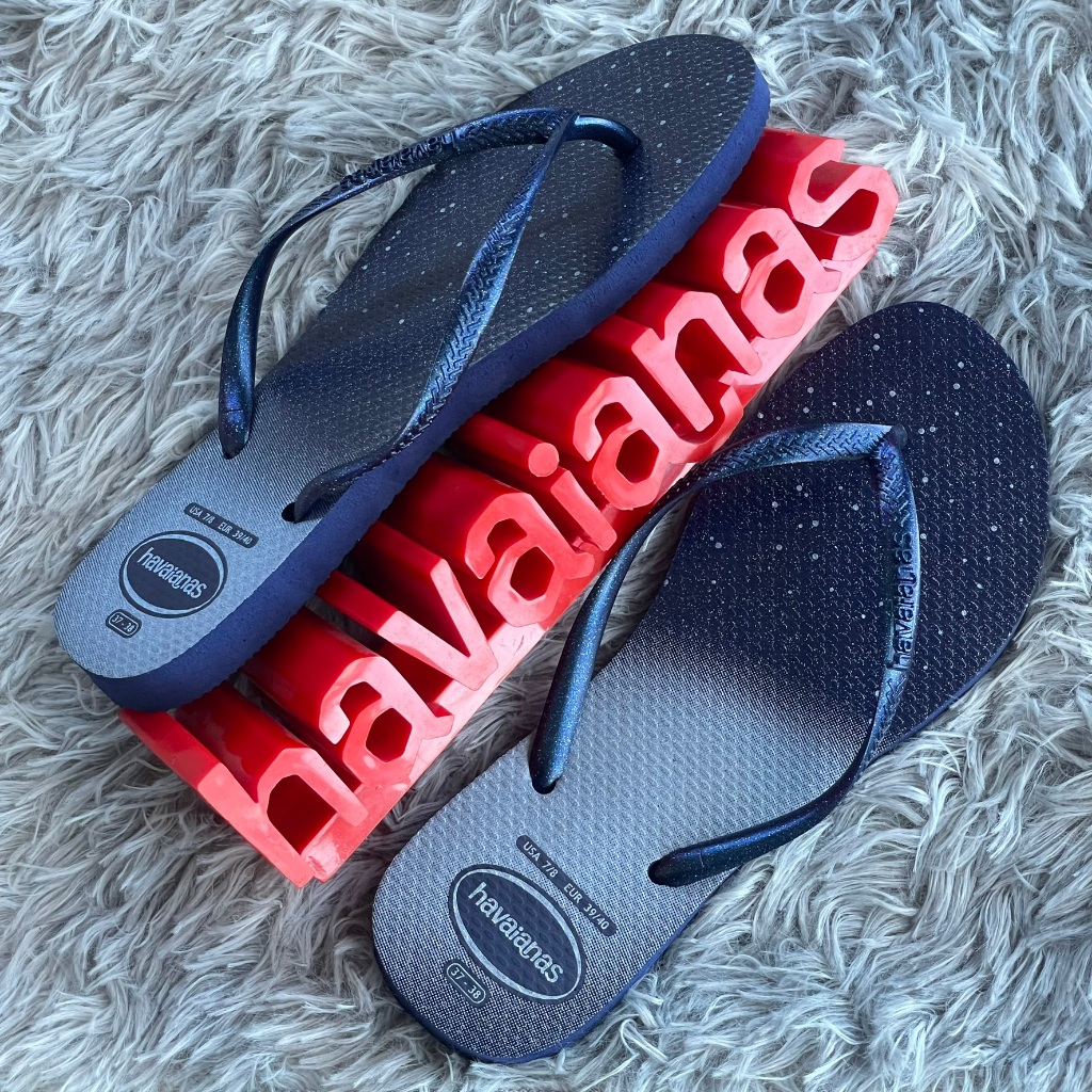 CHINELO HAVAIANAS ORIGINAL SANDÁLIA SLIM GLOSS | Shopee Brasil