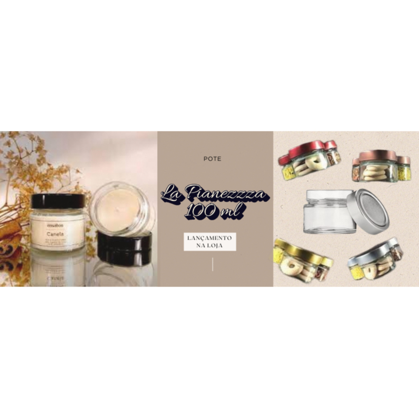 10 Pote La Pianezza 100 ml (baixo) | Shopee Brasil