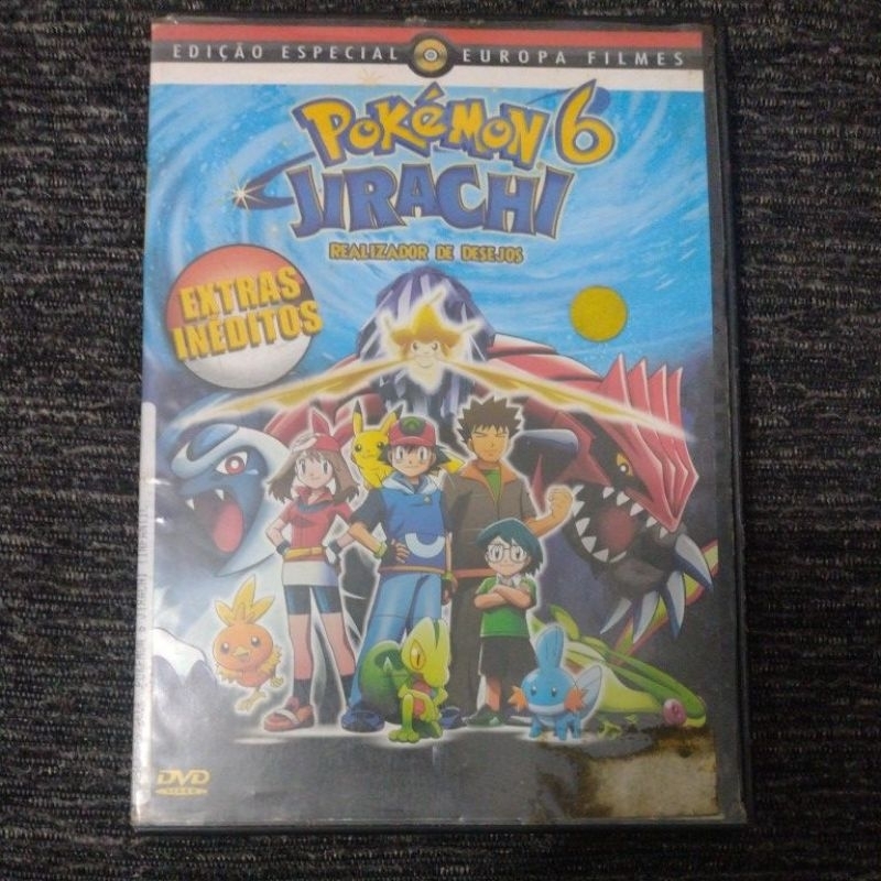 DVD Original Pokémon 6 Jirachi Realizador de desejos | Shopee Brasil