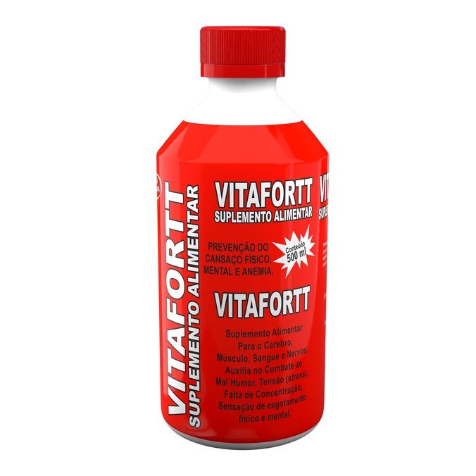 06 Unidades VitaFortt Líquido 500ml Fortificante para Cansaço | Shopee ...